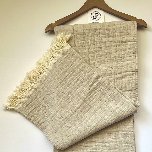 Texteis Penedo | Bedding | Texteis Penedo Throw Blanket Taupe With ...